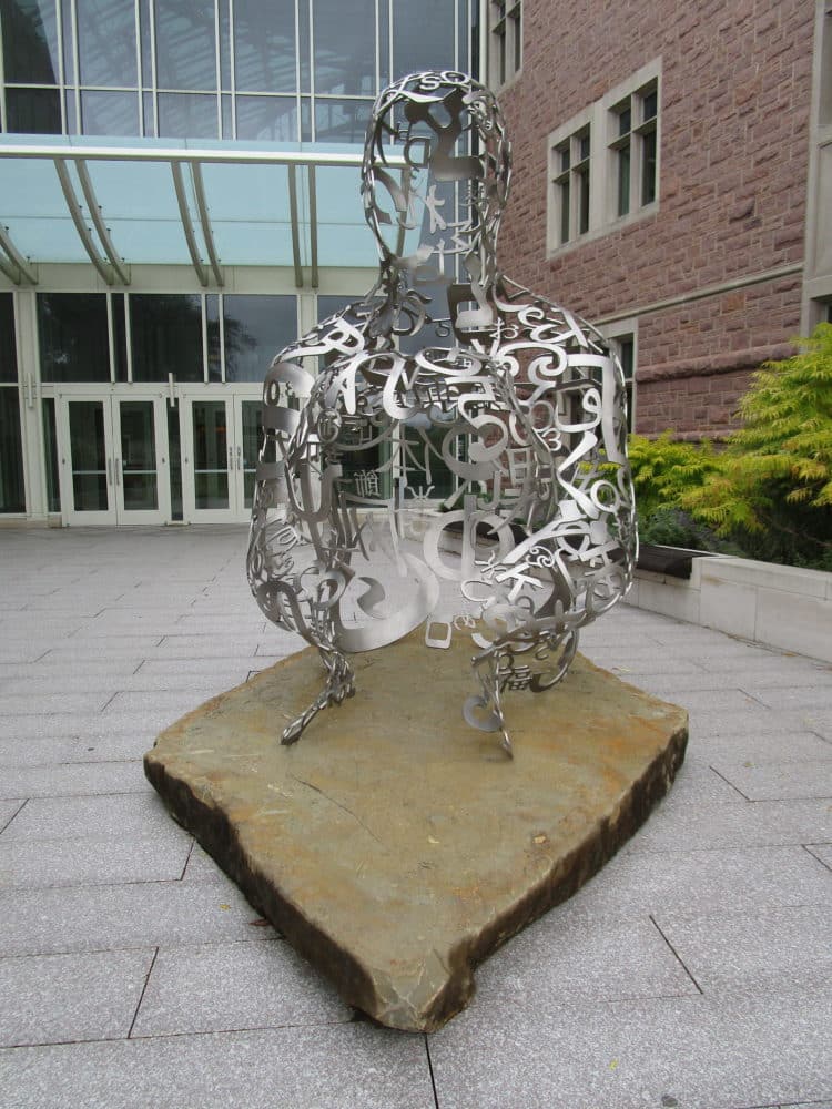 Corrosion Treatment of Stainless Steel Outdoor Sculpture by Jaume Plensa
